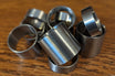 Titanium headset spacers - natural brushed – singularcycles